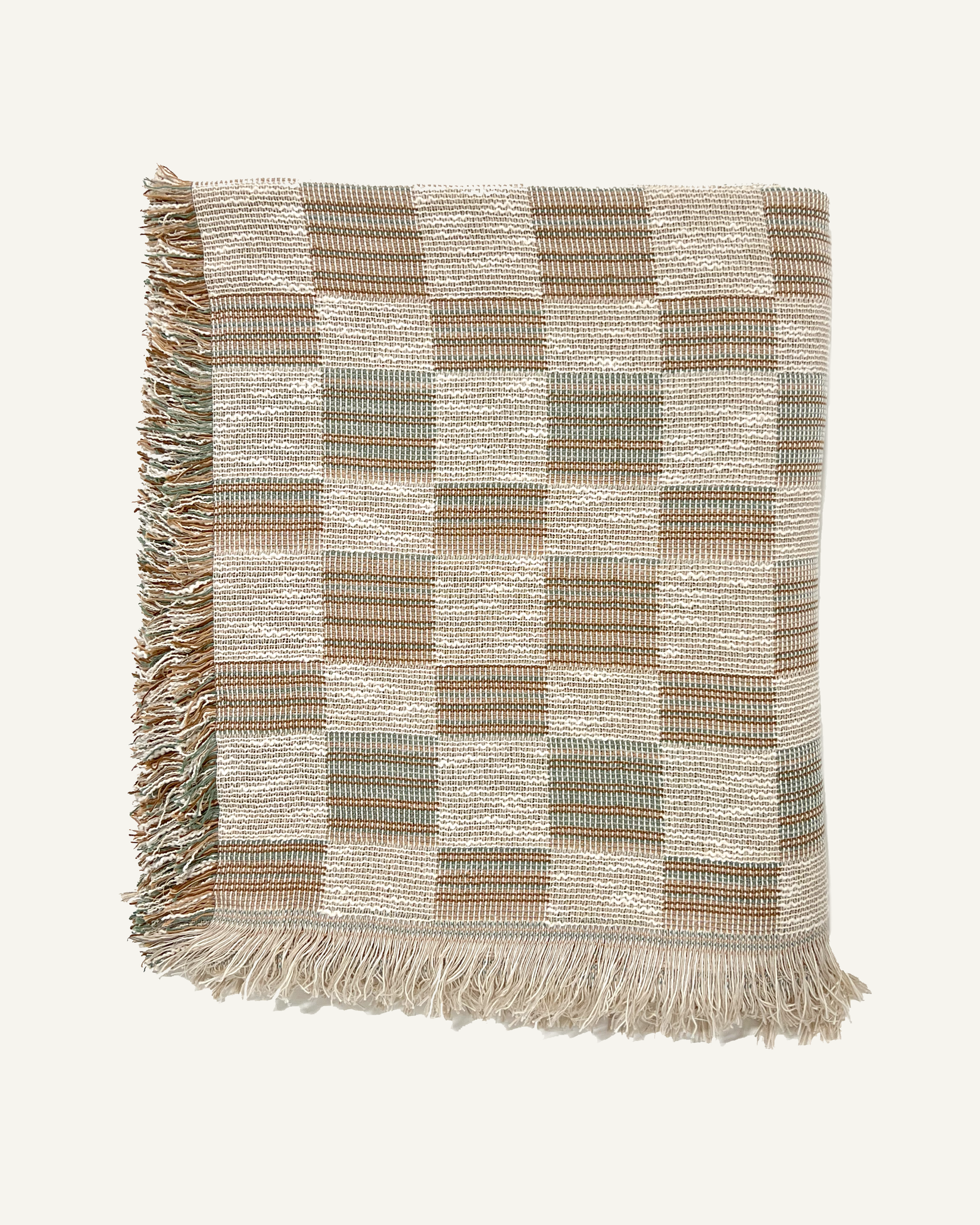 Mariana Bedspread in Sea – Folk Textiles