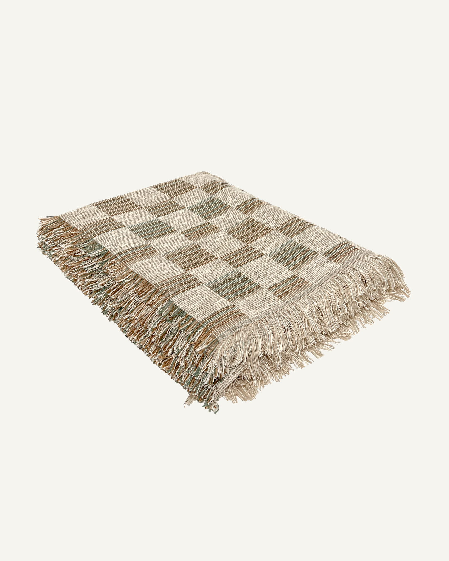 Mariana Bedspread in Sea – Folk Textiles
